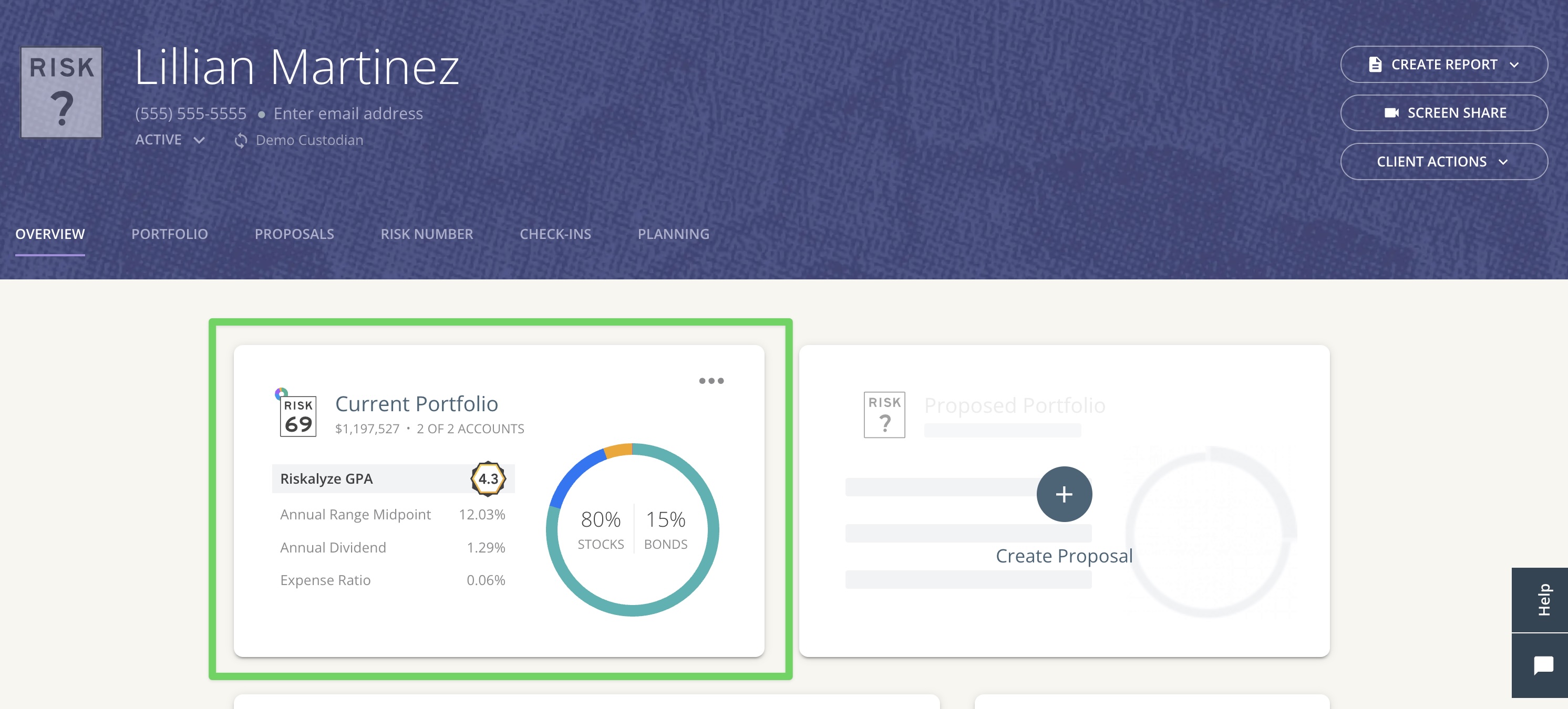 Working With Client Portfolios
