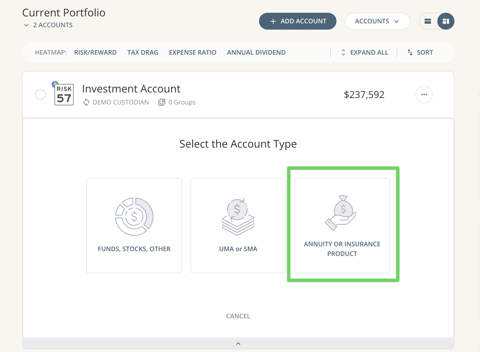 Create and Manage Client Portfolios