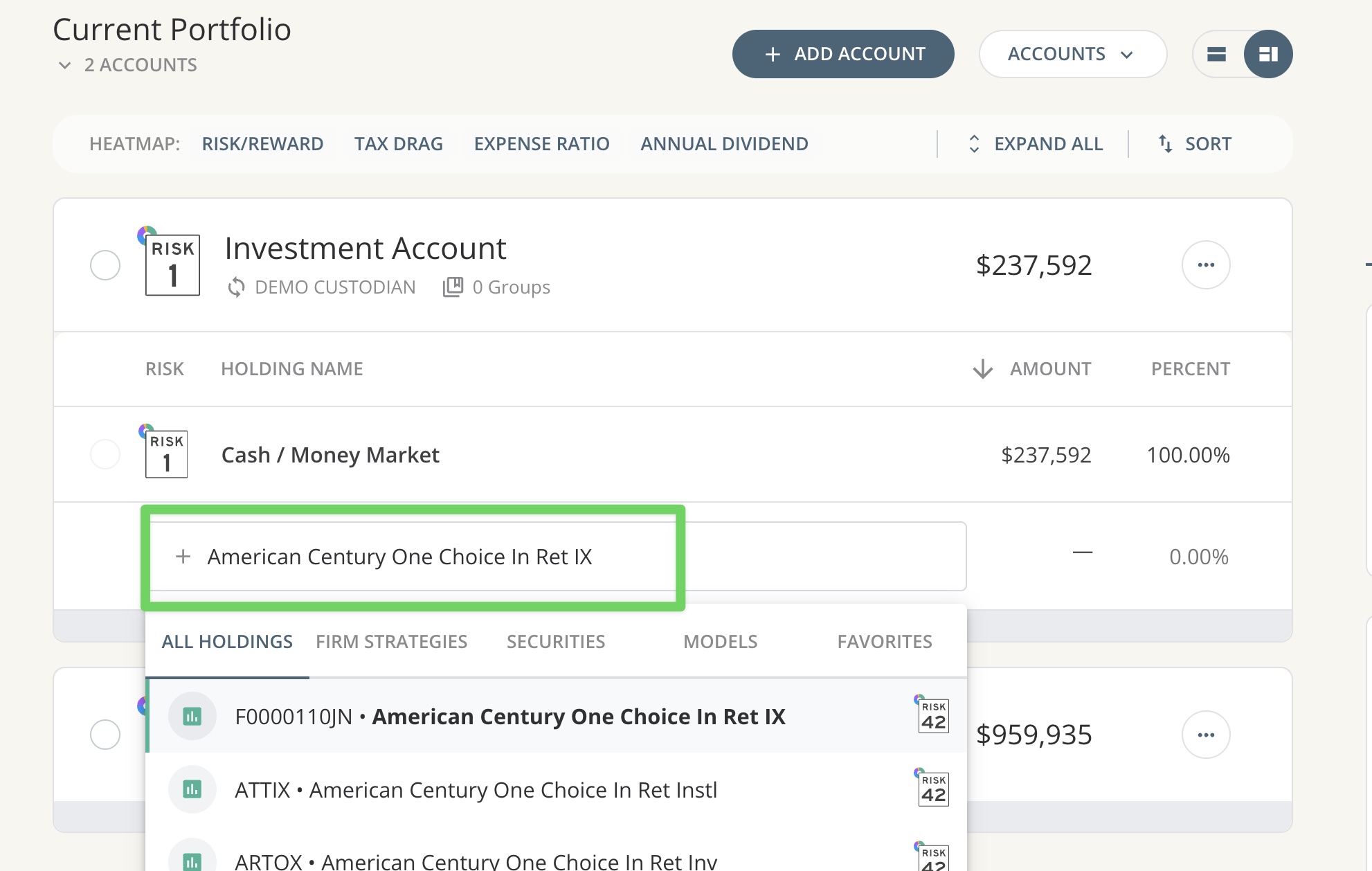 Create and Manage Client Portfolios