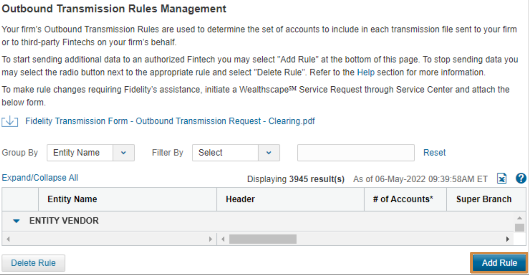 Set Up the Fidelity Data Feed